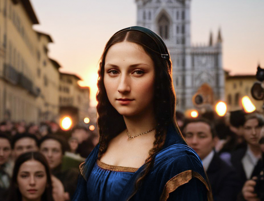 Mona Lisa wird zu mon-alisa - mon-alisa